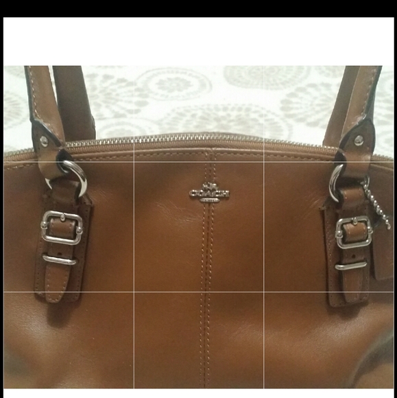 Coach | Bags | Coach Leather Mini Tote Satchel Brown | Poshmark